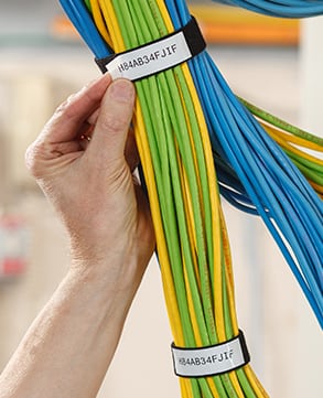 BradyGrip Print-on Hook Labels with Ribbon featuring VELCRO® Brand Hook ...