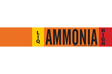 Ammonia Pipe Labeling Requirements - IIAR & ANSI | BRADY